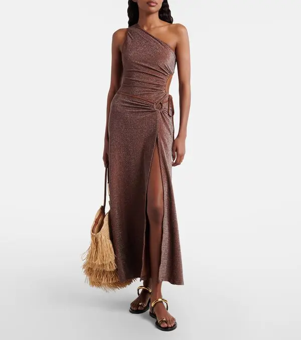 Johanna Ortiz One-shoulder Cut-out Swimsuit