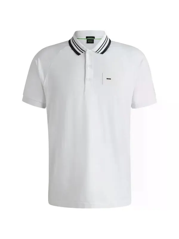 BOSS Paddy Polo Shirt - White
