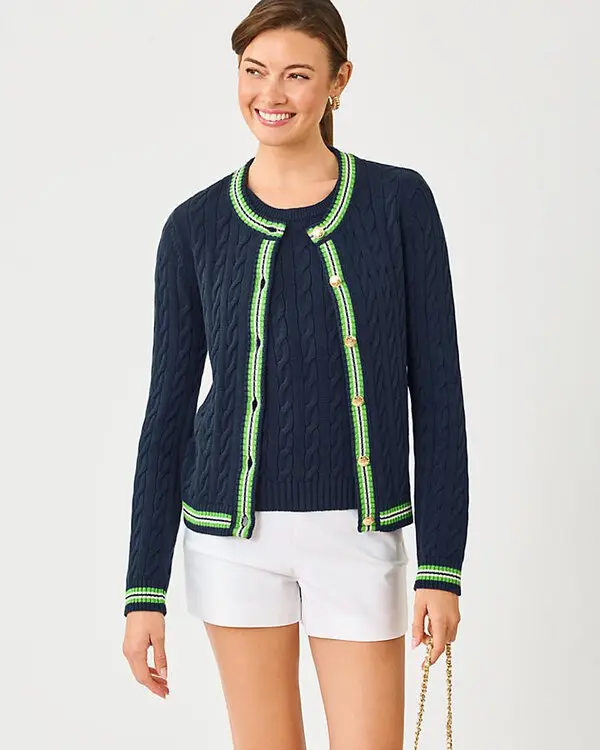 Lilly Pulitzer® Brockton Cardigan - Navy