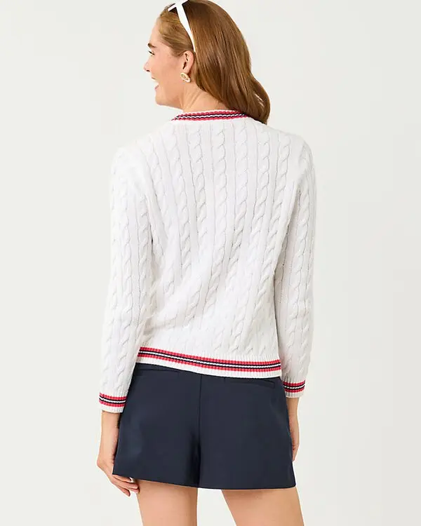 Lilly Pulitzer® Brockton Cardigan - White