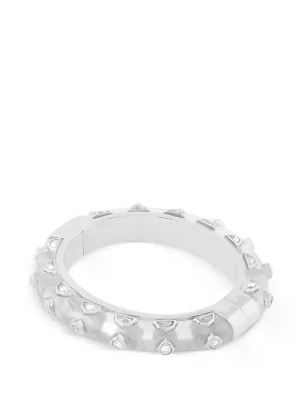 Isharya White Mirror Boondein Bangle