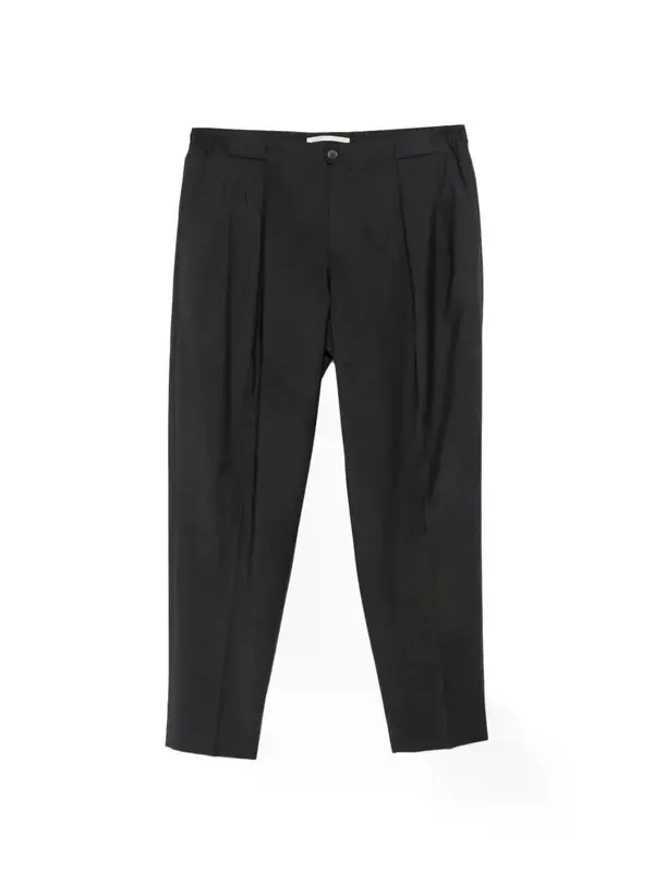 BRIGLIA 1949 Pleated Virgin Wool Trousers - Grey
