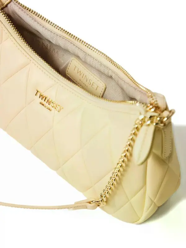 TWINSET Quilted Shoulder Bag With Logo Detail