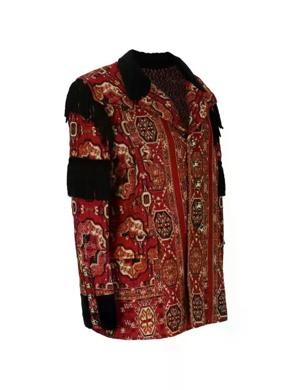 Etro Fringed Jacquard Jacket