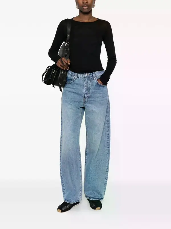 FRAME Wide-leg Jeans