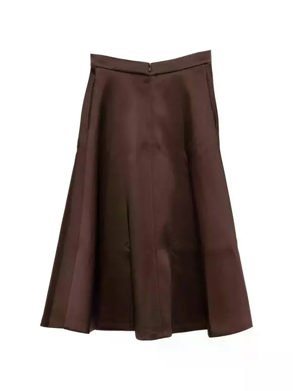 RÓHE Satin Midi Skirt