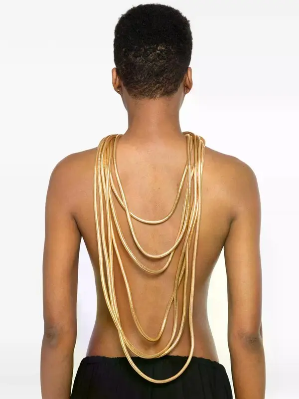 MARIA CALDERARA Tone Strand Necklace
