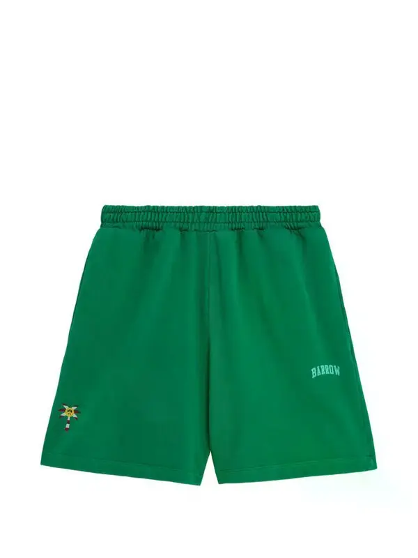 BARROW Logo Shorts - Green