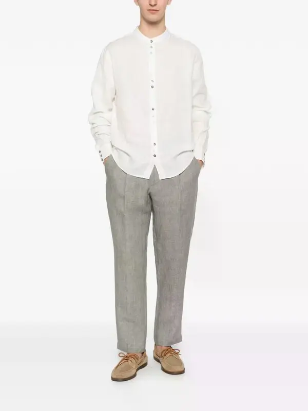 Alpha Studio Buttoned Shirt - White