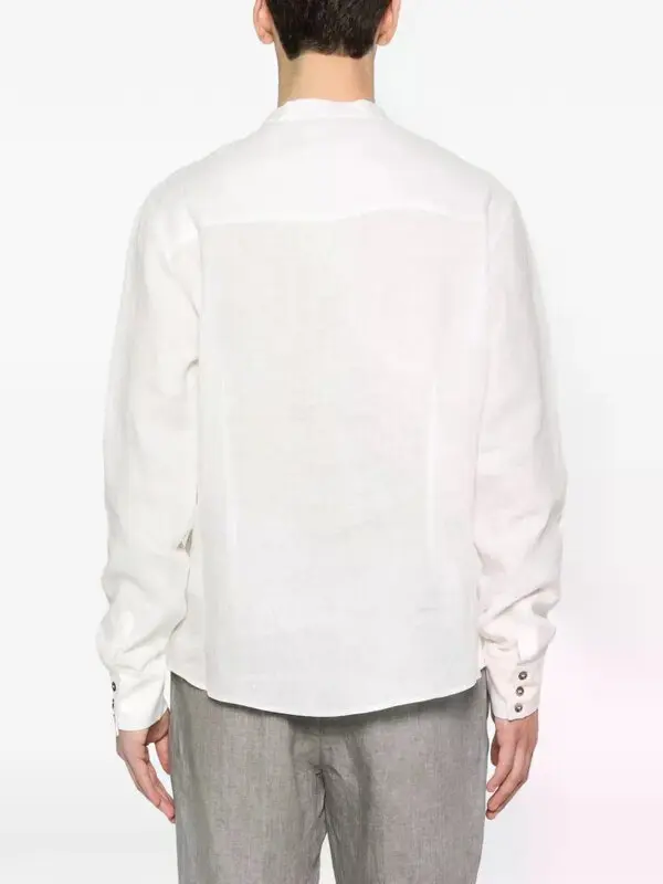 Alpha Studio Buttoned Shirt - White