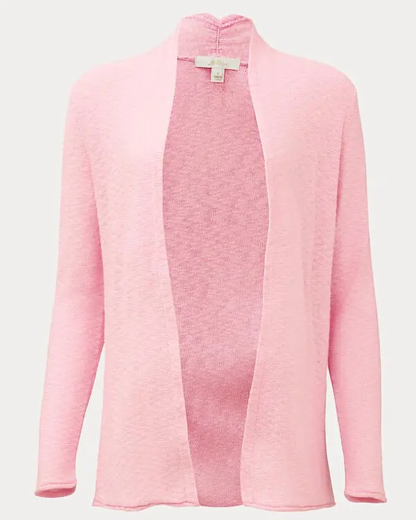 LILLY PULITZER Faretta Long Length Cardigan - Pink Muse