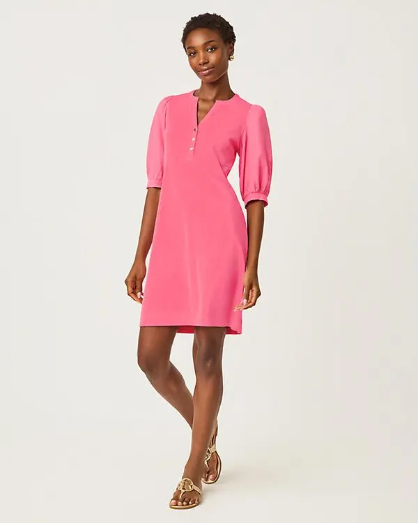 LILLY PULITZER Ronson Popover Dress - Confetti Pink