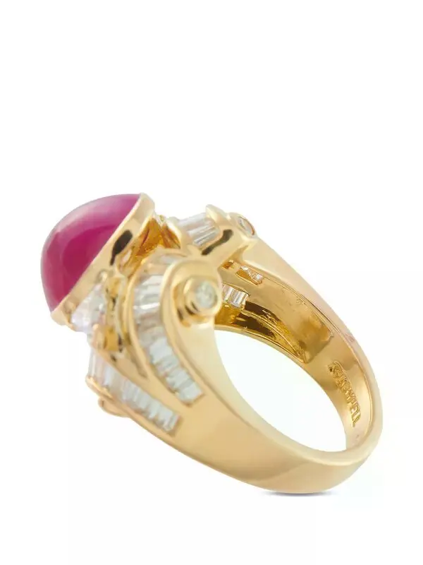 CHARLES KRYPELL Diamond And Ruby Ring