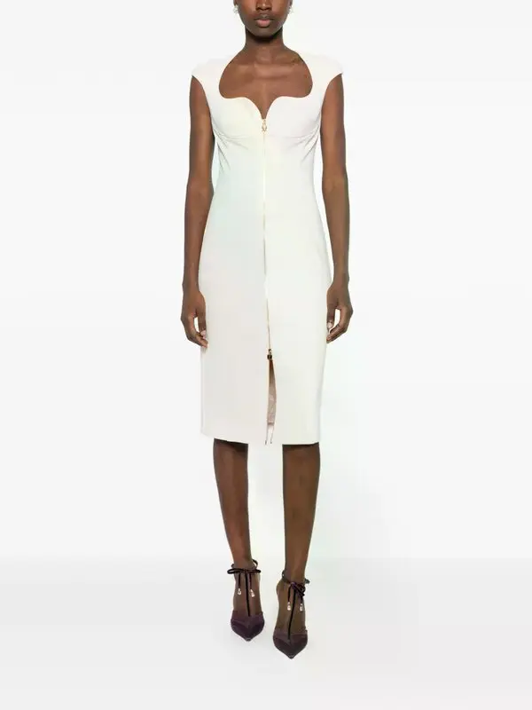 Elisabetta Franchi Zip Sheath Dress