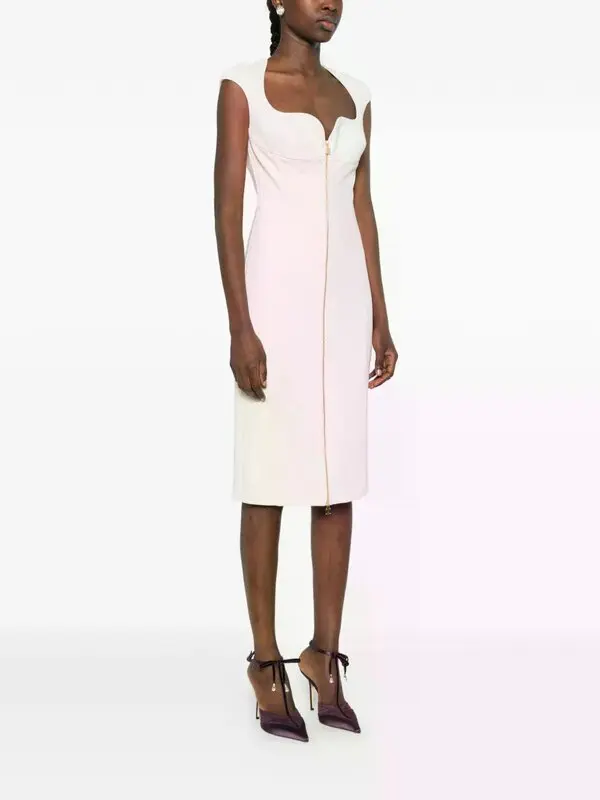 Elisabetta Franchi Zip Sheath Dress