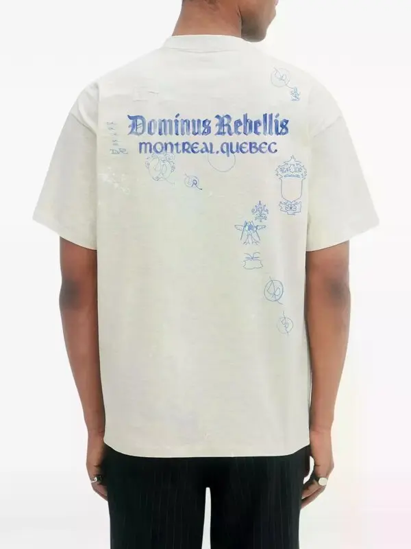 DOMREBEL Dominus Crest Printed T-shirt