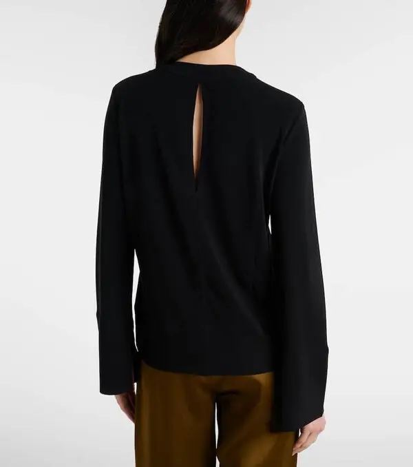 JOSEPH Fabiola Jersey Blouse