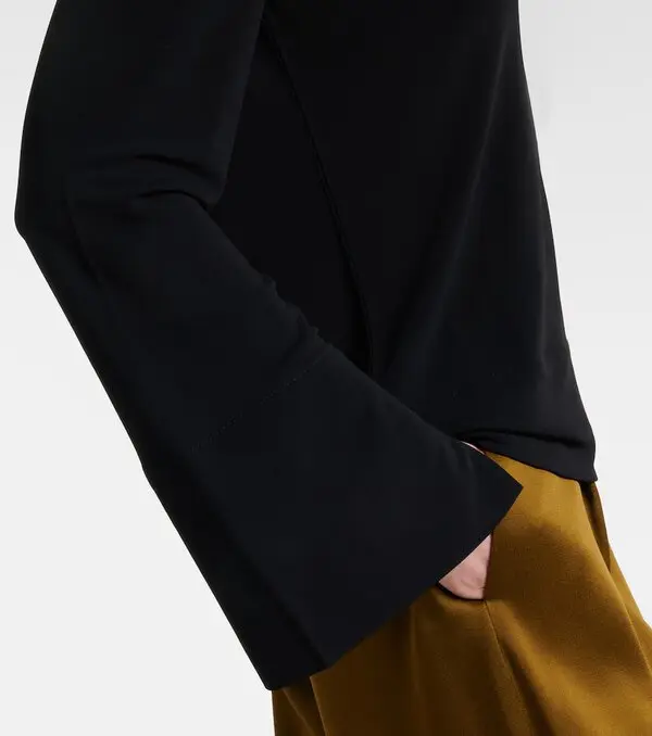 JOSEPH Fabiola Jersey Blouse