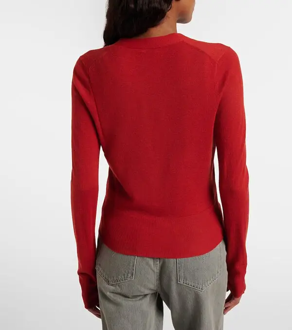 JOSEPH Cashmere Cardigan - Orange