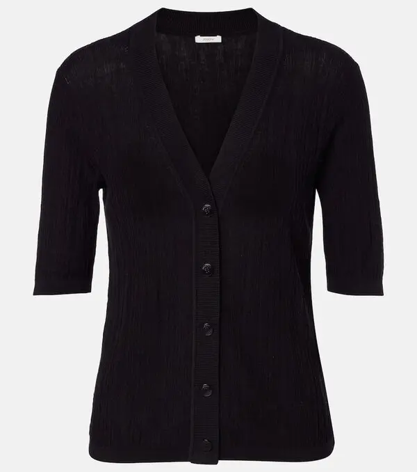 JOSEPH Sens Silk And Cotton Cardigan