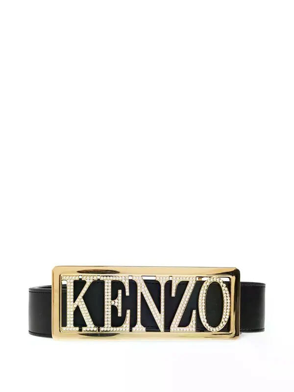 Kenzo Logo-plaque Belt - Black