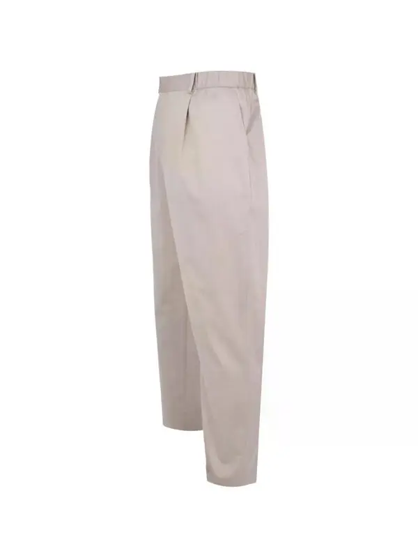 Agnona Pleated Trousers - Neutrals