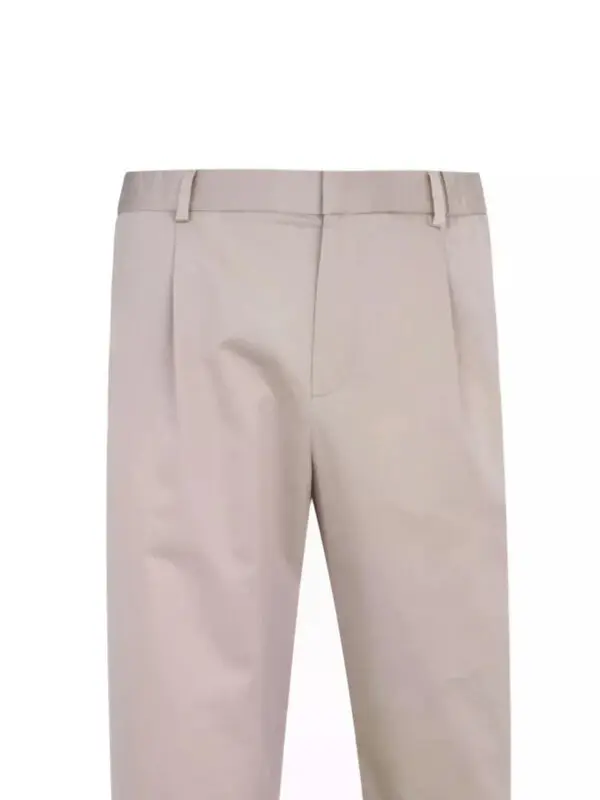 Agnona Pleated Trousers - Neutrals