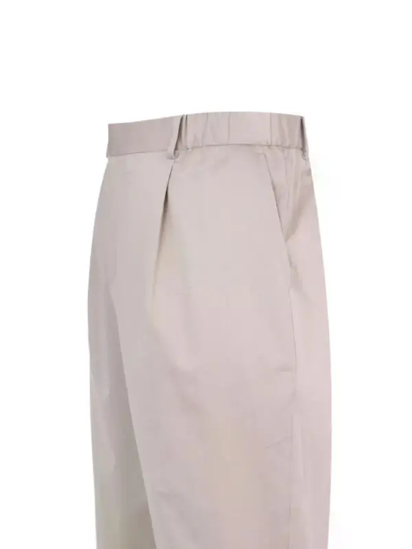 Agnona Pleated Trousers - Neutrals