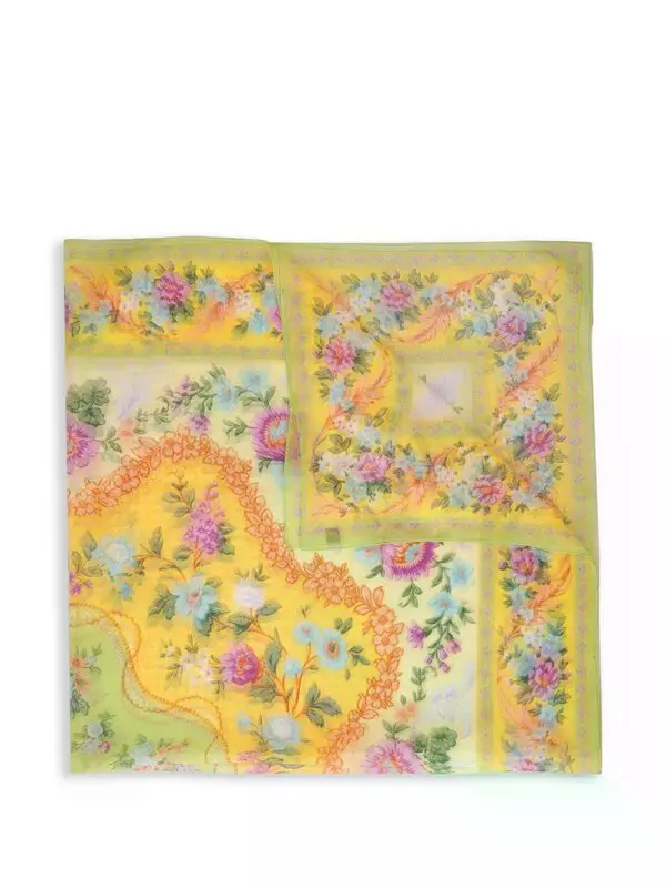Etro Flower-print Square Scarf