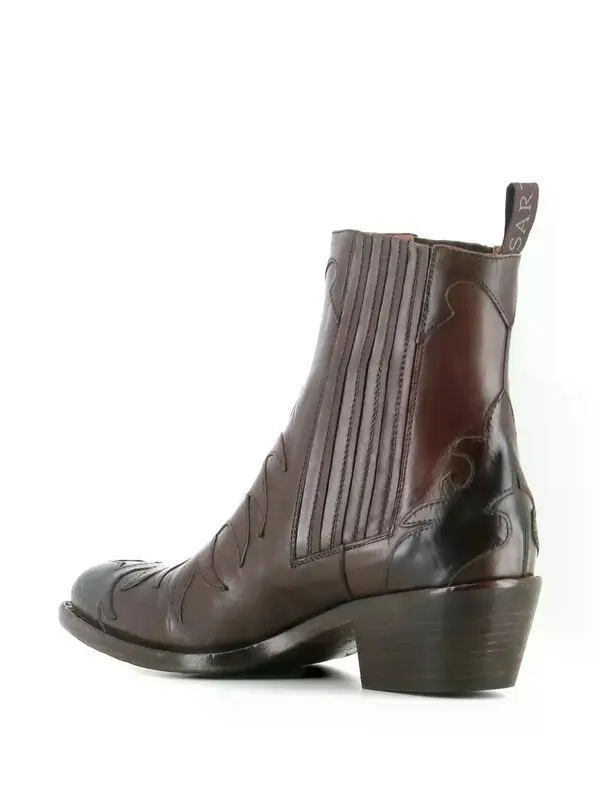 Sartore Patterned Leather Boots