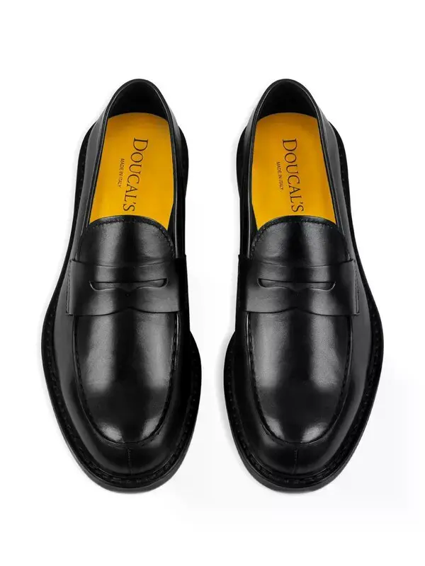 DOUCAL'S Leather Penny Loafers