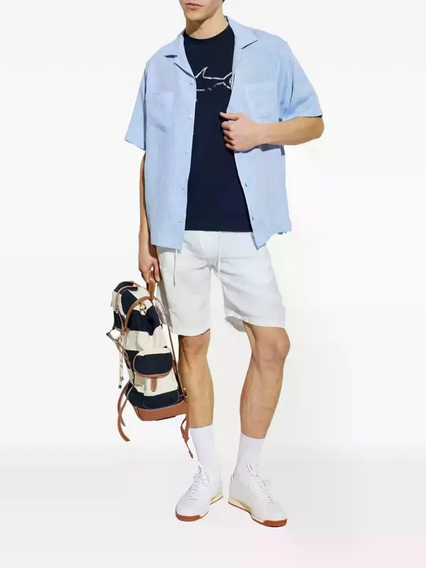 Paul & Shark Drawstring Linen Shorts