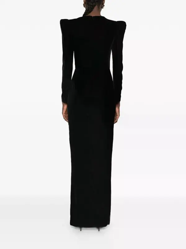 M.MARQUISE Embellished V-neck Dress