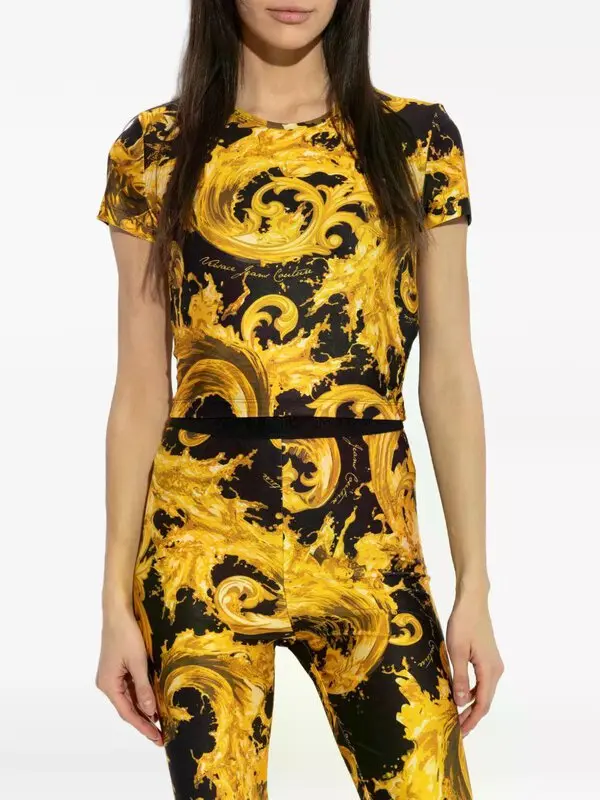 Versace Baroque-pattern T-shirt