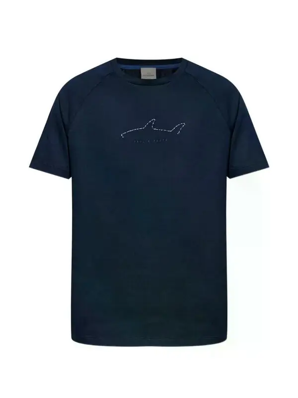 Paul & Shark Logo-detail T-shirt - Blue