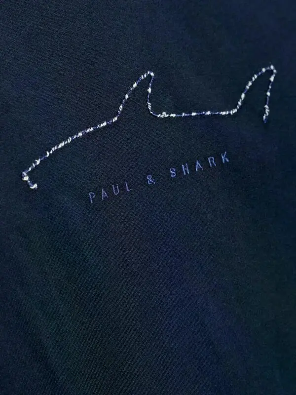Paul & Shark Logo-detail T-shirt - Blue