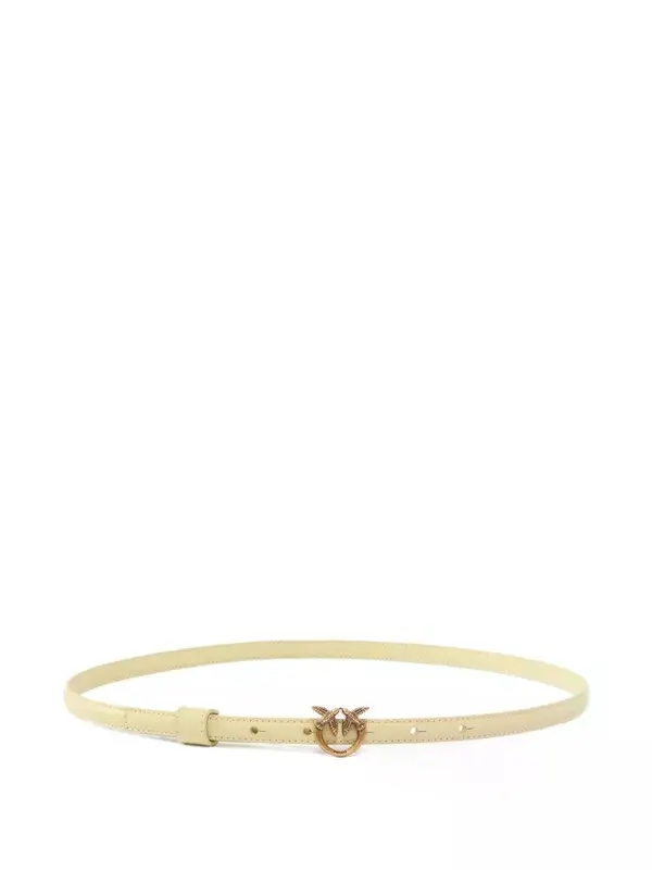 Pinko Love Birds Buckled Belt - Yellow