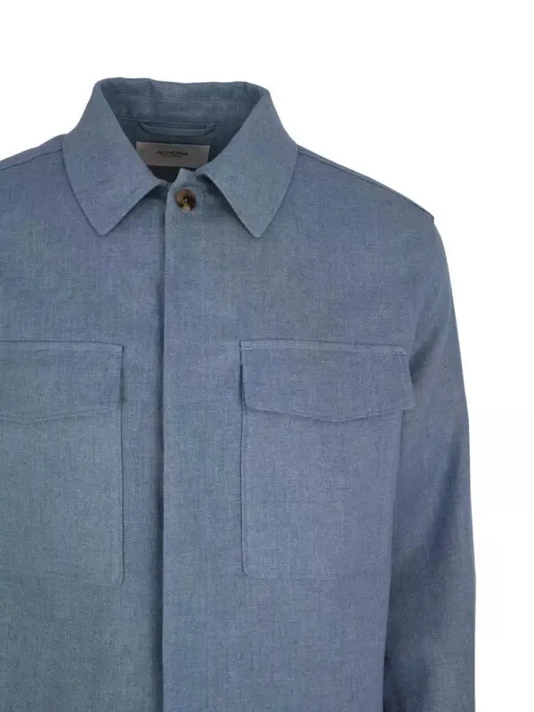 Agnona Pocket Bonded Overshirt