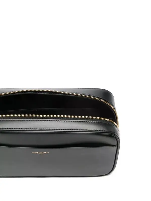 Saint Laurent Zip Wristlet Wash Bag