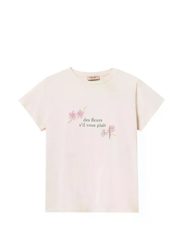 TWINSET Slogan-print T-shirt