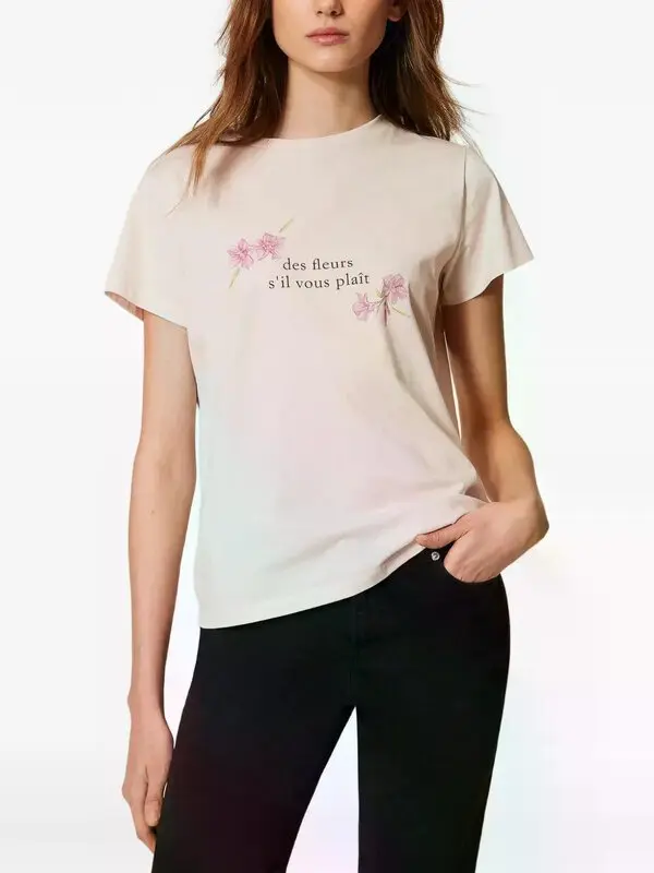 TWINSET Slogan-print T-shirt
