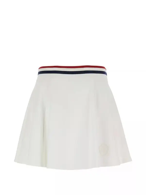 Brunello Cucinelli Striped-trim A-line Mini Skirt