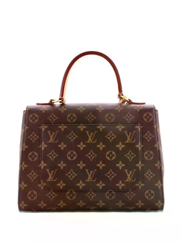 LOUIS VUITTON Cluny Top Handle Mm Monogram Canvas - Brown