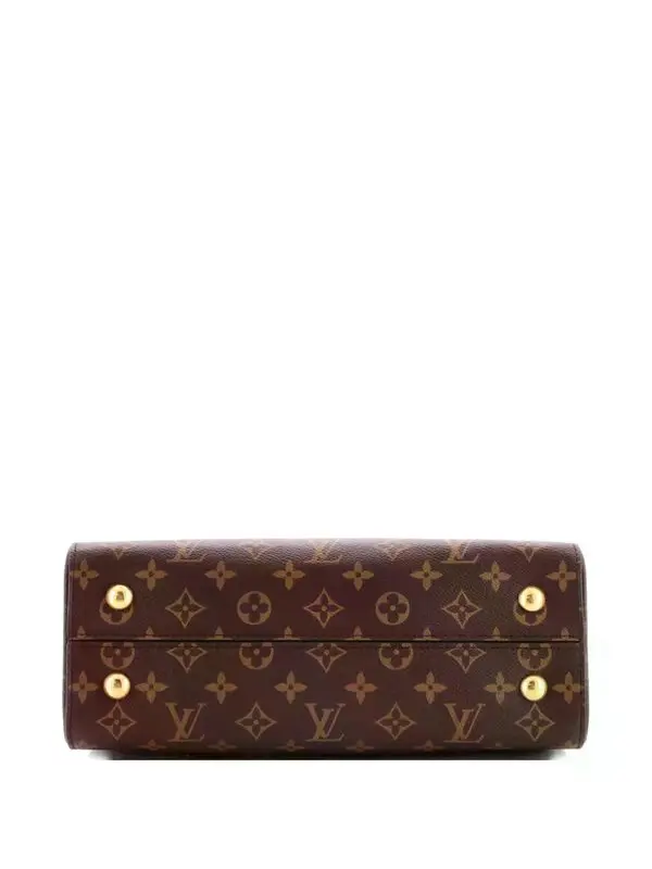 LOUIS VUITTON Cluny Top Handle Mm Monogram Canvas - Brown