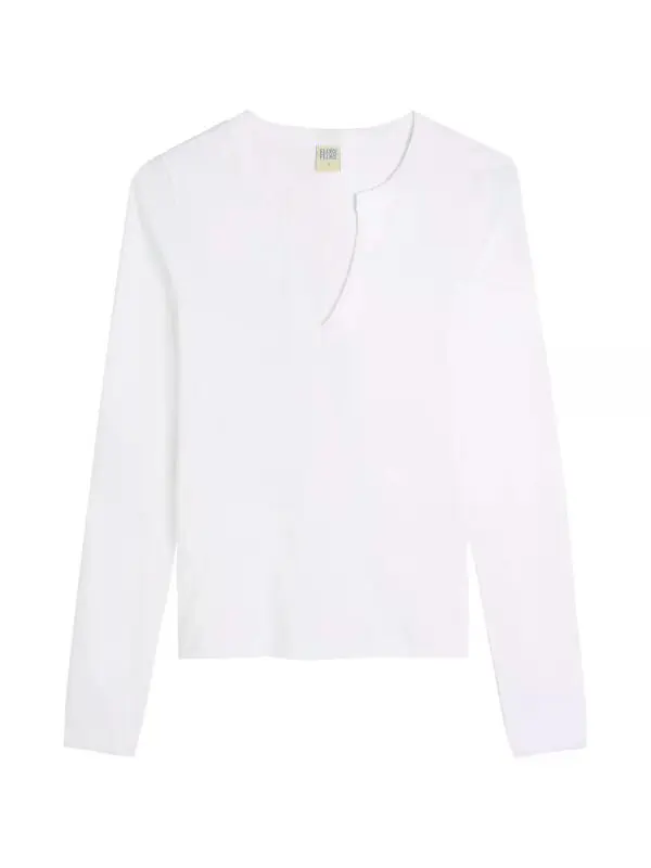 FLORE FLORE V-neck Long-sleeve Top