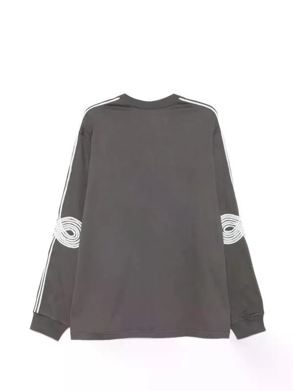SONG FOR THE MUTE Stripe Sleeve Sweater