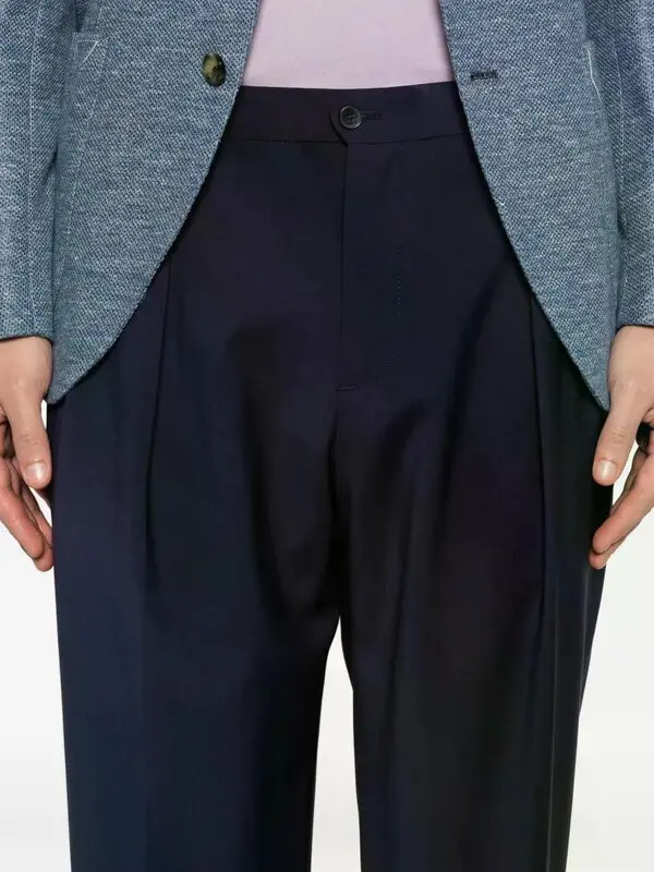 BRIGLIA 1949 Pleated Trousers - Blue