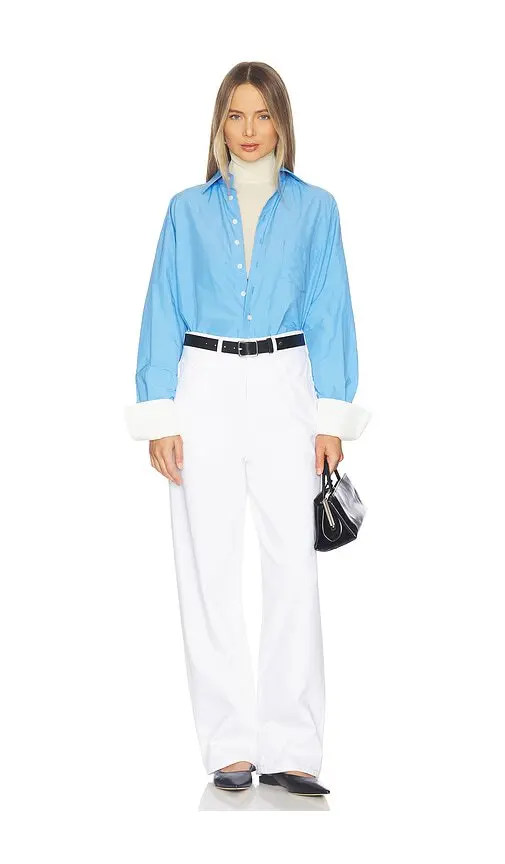 SEROYA Belen Ribbed Turtleneck Top