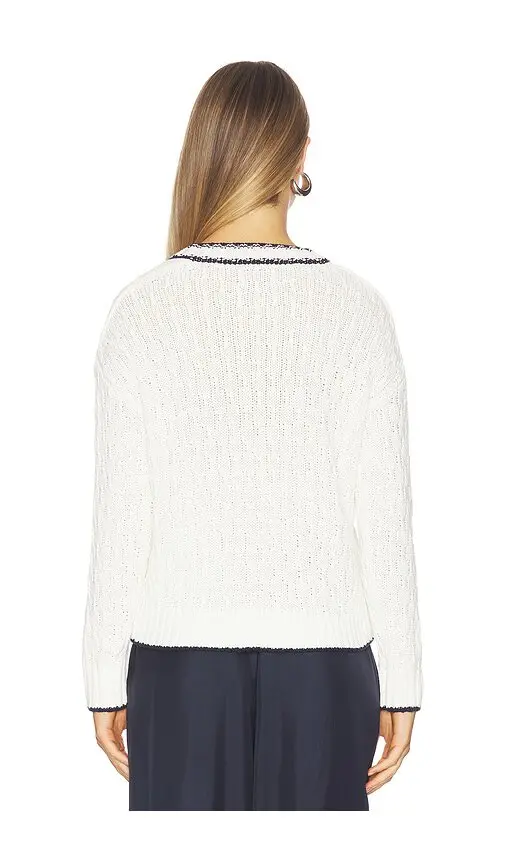 STITCHES & STRIPES Flannery V-neck Pullover