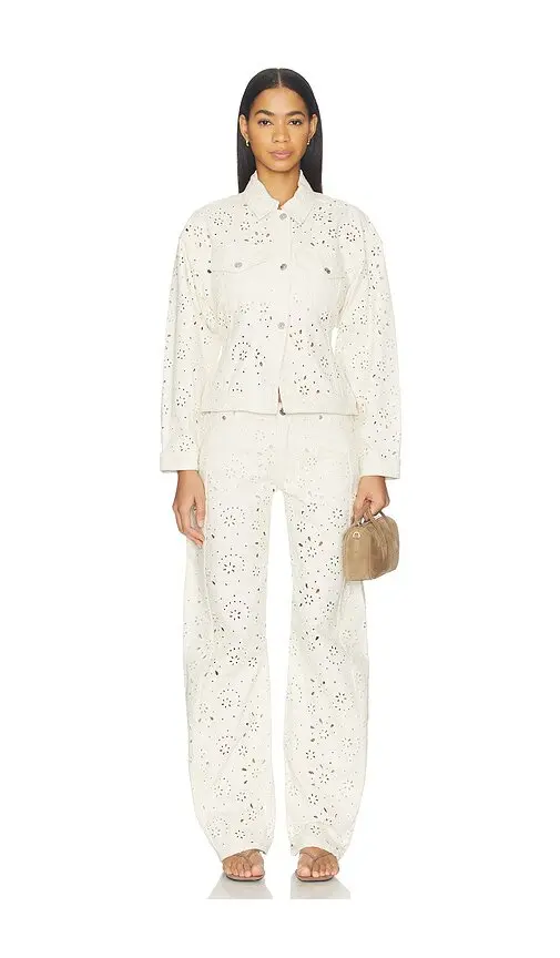 Steve Madden Henrietta Eyelet Denim Jacket
